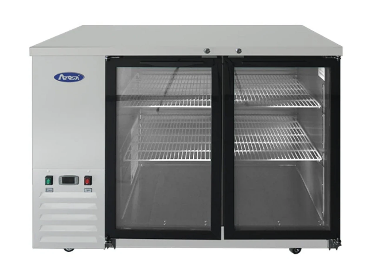 Atosa - 48" Back Bar Cooler with Glass Doors - MBB48GGR